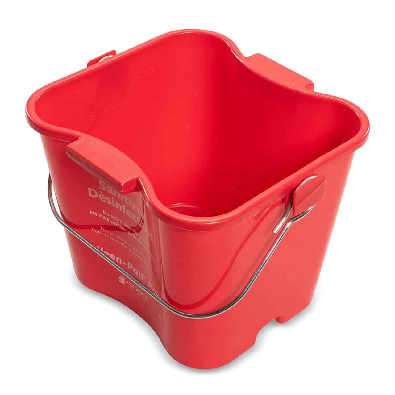 San Jamar Red Kleen Pail Pro – 7.57Ltr – A2B Catering Equipment
