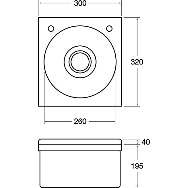 Basix Hand Wash Basin, Hand Touch Free – A2B Catering Equipment
