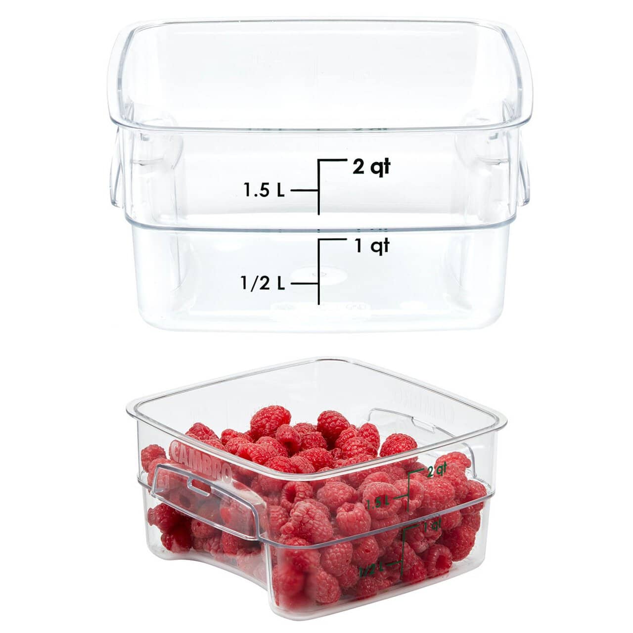 Cambro 1.9L FreshPro Camwear CamSquare – A2B Catering Equipment