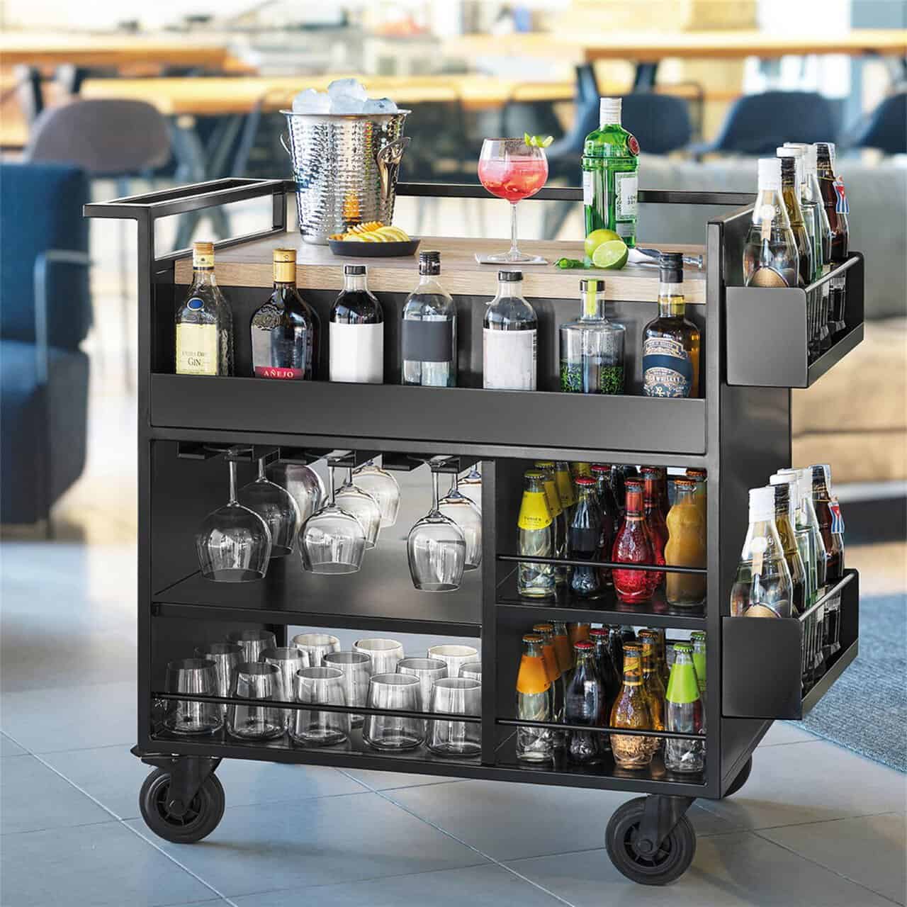 Pujadas Compact Cocktail Trolley – A2B Catering Equipment